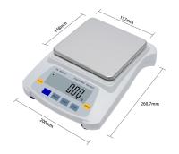 China Lab Instruments Industrial Weighing Scale Precision Laboratory Balances Smart High Quality Readability White for sale