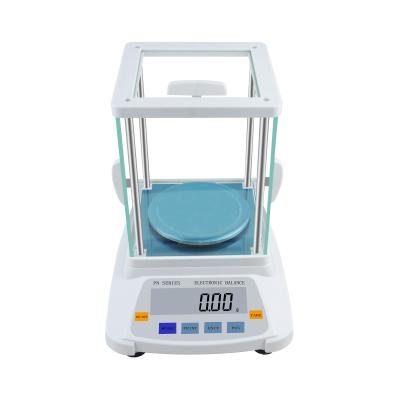 China 0.01g digital  scale blue backlight Electronic balance white Analytical balance pharmaceutical chemical balance for sale