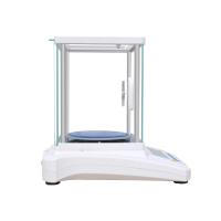 China 0.01g digital  scale blue backlight Electronic balance white Analytical balance pharmaceutical chemical balance for sale