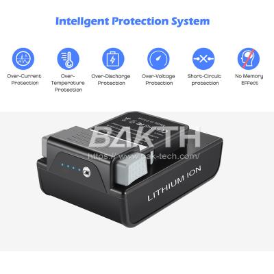 China BAKTH 21700 5S HF 18V 3000mAh Lithium-ion battery for sale