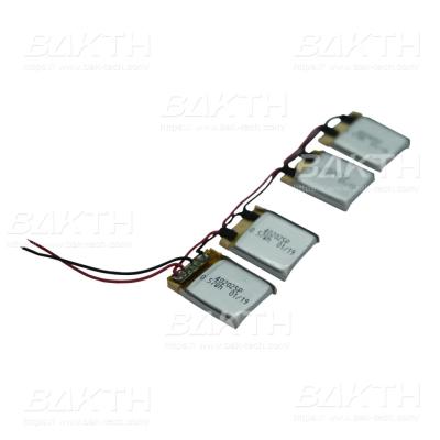 China BAKTH-402025P-4P-2, 3.7V 155mAh, 2.22Wh for sale