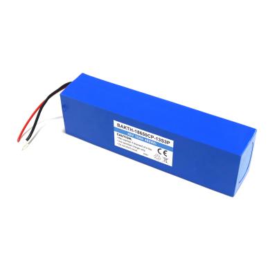 China Eco Friendly Customized Battery Pack BAKTH 18650CP 13S3P 48V 10Ah For E Bike for sale