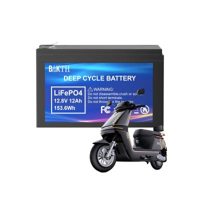 China Wholesale BAKTH-32700-4S2P 12.8V 12Ah LiFePO4 Battery Lithium Ion Battery Pack for Electric Bicycles for sale
