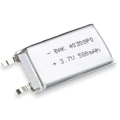 China 3.7V 580mah Rechargeable Li Polymer Battery High Capacity Flexible Rechargeable Lipo Battery for sale