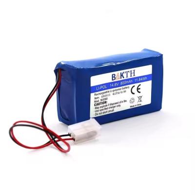 China Wholesale 383560 4S1P Li-pol Batteries 14.8v 800mah Rechargeable Li-ion Lithium Polymer Battery Pack for Electric Toy for sale