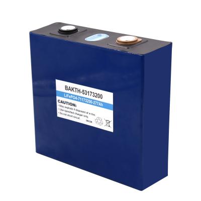 China Golf Cart Lipo4 Battery Rechargeable 3.2V 277Ah LiFePo4 Battery Lithium Ion Batteries for Marine for sale
