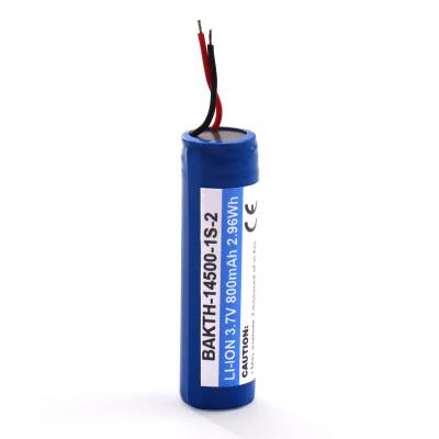 China 14500 Rechargeable Li-ion Rechargeable Battery 14500 800mah Lithium Ion Batteries for sale