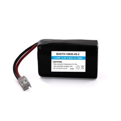 China Rechargeable Li-ion Battery 14.4V 2.9Ah Battery Pack Lithium Customized for sale