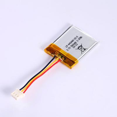China Rechargeable High Capacity Battery Lipo 3.7v Small Lithium Polymer Battery Pack 560mAh for sale