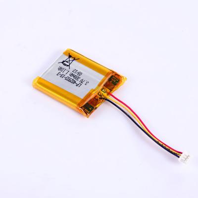 China Square Lithium Ion Polymer Cell 3.7V 300mah Flat Lithium Polymer Battery for sale