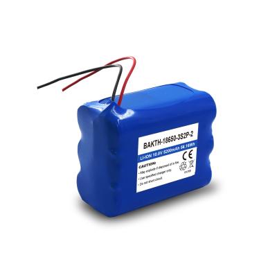 China Custom 10.8V 5200mAh 3S2P 18650 Li-ion Battery Pack for Industrial Equipment for sale
