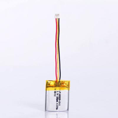 China 402025 3.7v Li Polymer Battery Pack 155mAh For Wearable Device for sale