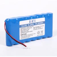 China Hot Sale High Quality Wholesale 18650 4S2P Li-ion Batteries 14.4v 5200mah Rechargeable Li-ion Battery Pack for sale