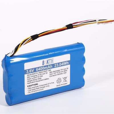 China Rechargeable  Lithium Ion 18650 4s2p Pack 14.68V 6.4Ah E-Bike Cylindrical Battery for sale