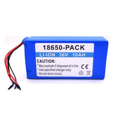 China Solar Streetlight Use 18650 10S4P 36v 10Ah Battery Lithium Ion Batteries Pack for Communication Equipment for sale