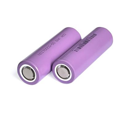 China Original BAK N21700CG 5000mAh 2C Rechargeable Li-ion Battery Cell 21700CG 3.6V 21700 Lithium Iron Batteries for Flashlight for sale
