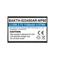 China 1200mAh Lithium Ion Battery Pack 523450A NP60 For Camera Marketing for sale