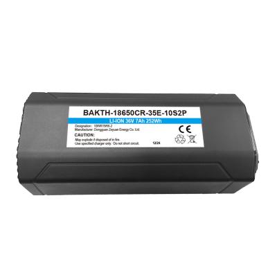 China Custom 18650 Lithium Ion Battery Pack 10S2P 36V 7Ah With Plastic Casing for sale