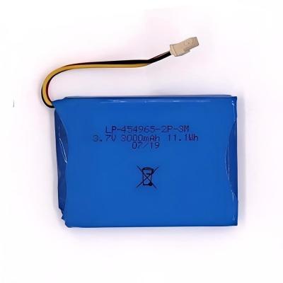 China 3000mAh Lipo Battery Power Bank Rechargeable Battery Pack LP-454965-2P-3M For Electronic for sale