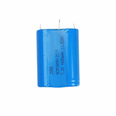China BAK-NCM18490-2S1P Lithium Ion Battery Pack 7.2V 1400mAh For Electronic Application for sale