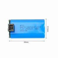 China Customized Lithium Power Pack 7.2V 2500mah Rechargeable Li Ion Battery Pack for sale