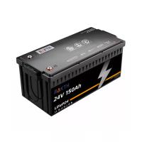 China Solar System IP65 Lithium Ion Phosphate Battery Pack Waterproof 24V 150Ah LiFePO4 Battery for sale