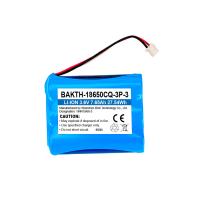China Customized Li Ion Battery Pack BAKTH 18650CQ-3P-3 7650mAh For Eletronics for sale