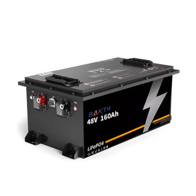 China Custom LiFePO4 Golf Cart Batteries 48V 160Ah Lithium Ion Battery Packs With BMS 315A for sale
