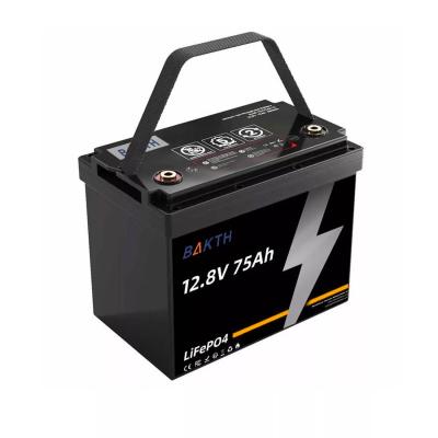 China 12V 75Ah Lifepo4 Power Pack High Performance Deep Cycle Lithium Battery For Home Energy Storage for sale