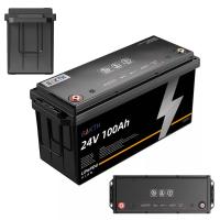 China 24V 100Ah Lithium Ion Battery Pack 2560Wh With Waterproof Case for sale