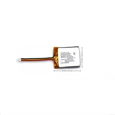 China 3.7V 560mAh Li Polymer Battery for Bluetooth IoT Wearable Devices for sale