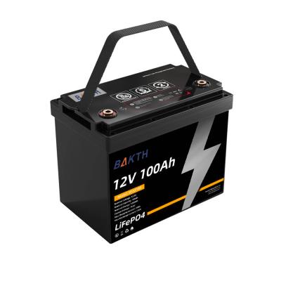 China LiFepo4 Battery 12V 100Ah Pack Voltage Output Lithium Iron Phosphate Battery Pack for sale