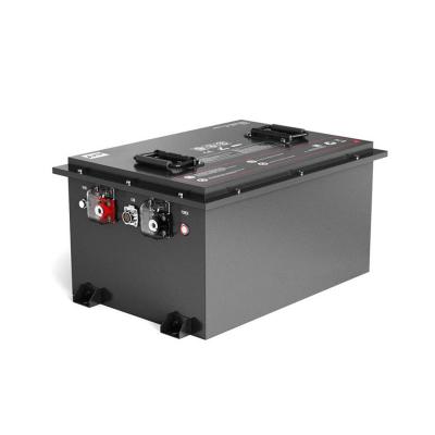 China High Efficiency 48V 100Ah LiFePO4 Golf Cart Battery wiuth Deep Cycle Life for sale