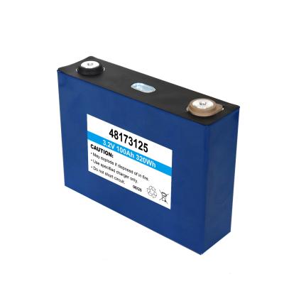 China LiFePO4 Battery Pack 48172125 3.2V 100Ah Rechargeable Battery With Metal Housing for sale