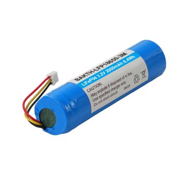 China LFP18650-3M Cylindrical 3.2V 2000mAh LiFePO4 18650 Cell for Industrial Devices for sale