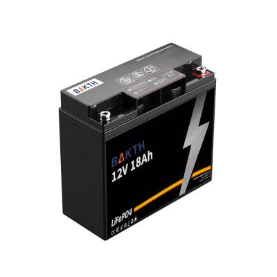China Custom Lightweight 12V 18Ah LiFePO4 Lithium Electric Golf Cart Battery Pack for sale