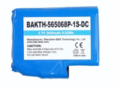 China Lithium- Ion Polymer Battery BAKTH-565068P-1S-DC Working For Medical Devices for sale