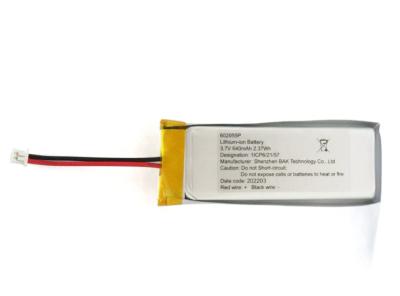 China Portable Custom Battery Pack BAKTH-LP-602055-1S-2M For Consumer Electronics for sale