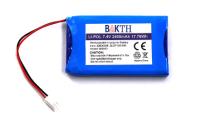 China Lithium Ion Battery Pack BAKTH-585080P-2S-2M 7.4V, 2400mAh For Electronic Devices for sale