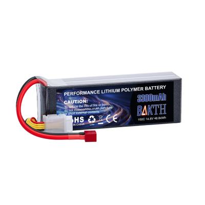 China Rechargable Lithium ion Battery Pack 100C 14.8V 3300mAh 48.84Wh for sale