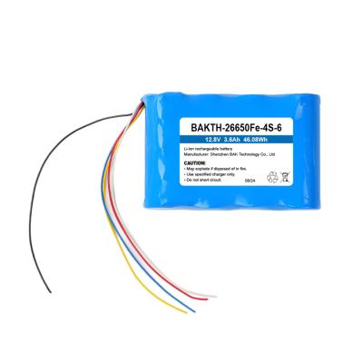 China High Energy Density Battery BAKTH-26650Fe-4S-6, 12.8V 3.6Ah 46.08Wh for sale