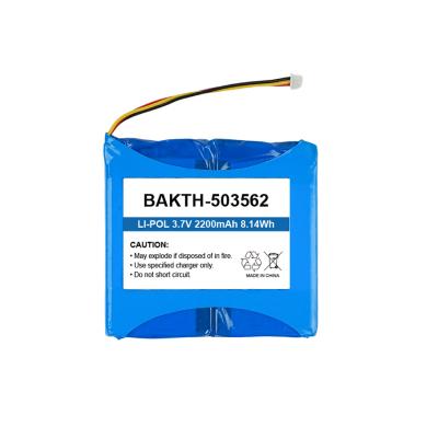 China BAKTH-503562, 3.7V, 2200mAh, 8.14Wh for sale