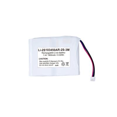 China Factory OEM Rechargeable Li-ion Battery Pack 7.4V 1800mAh for Electric Tools for sale