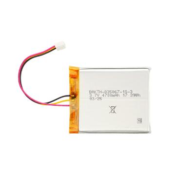 China Lithium Ion Polymer Battery Pack BAKTH-835867-1S-3 For Consumer Electronics for sale
