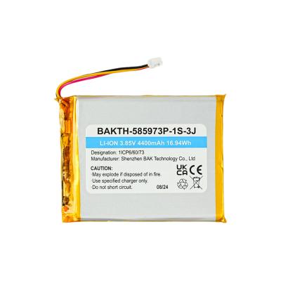 China Lithium Ion Polymer Battery BAKTH-585973P-1S-3J For Power Tools for sale