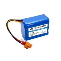 China 21.6V 2.55Ah 55.08Wh 18650 6S1P Rechargeable Battery Pack for Industrial Applications for sale