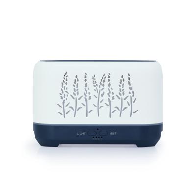 China Ultrasonic Aroma Diffuser Humidifier 200ml Tabletop Flame Effect Night Light USB 24V CE RoHS for sale
