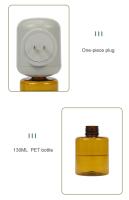 China 1.5W 130ml Motion Sensor Wall Plug In Aroma Diffuser ABS White Essential Oil Diffuser for sale