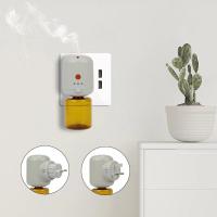 China 1.5W 130ml Motion Sensor Wall Plug In Aroma Diffuser ABS White Essential Oil Diffuser for sale
