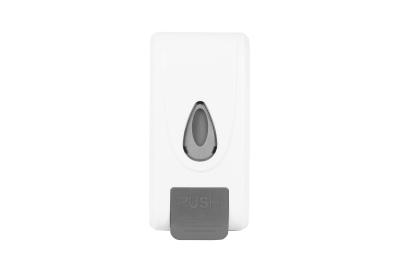 China Hotel Refillable Liquid Soap Dispenser 1000ml ABS Plastic Wall Mounted Manual for sale